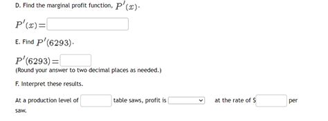 Solved The Price Demand Equation And The Cost Function For