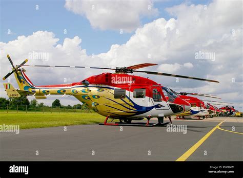 Sarang Helicopter Display Team Indian Air Force Peacock Schemed