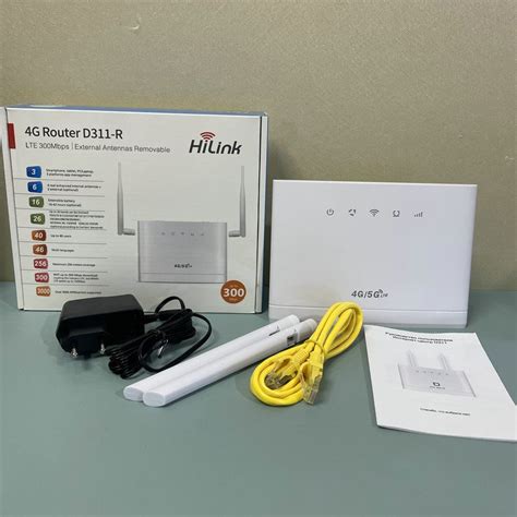 D311 R 4g Cpe Sim Card Mobile Wireless Router Antenna Detachable Eu Plug