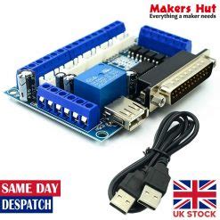 Mach3 5 Axis CNC Interface Adapter Breakout Board For Stepper Motor USB Cable Makers Hut