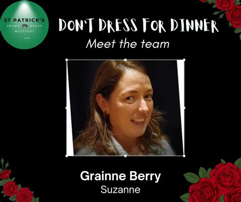 St Introducing In The Role Of Suzanne Gráinne Berry 🌹🙌 A Member Of
