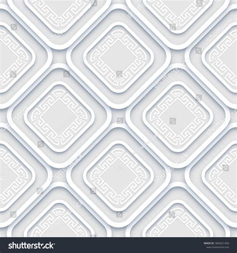 Geometric 3d Seamless Pattern Modern Surface Stock Vector Royalty Free