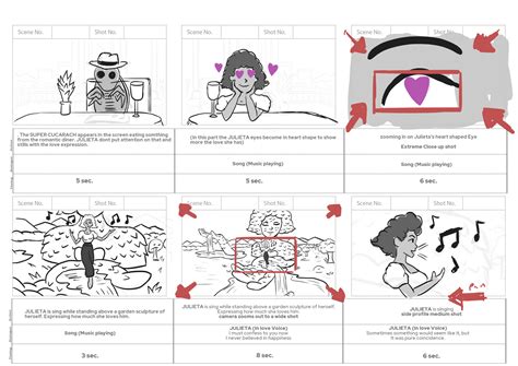 Carlos Revilla Animated Music Video Storyboard