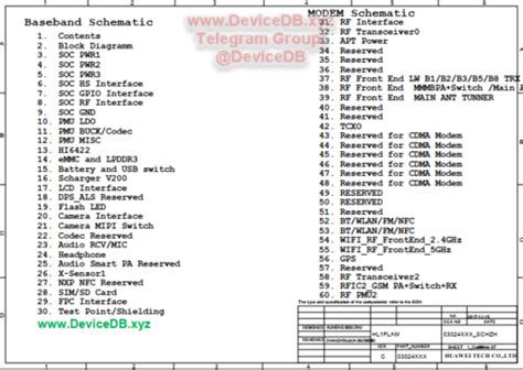 Huawei Y9 2018 Fla Lx1 Hl1flam Schematic Pcb Pdf Huawei Honor