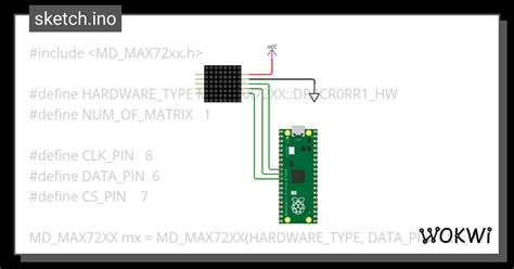 14 Matriz De Led Wokwi Esp32 Stm32 Arduino Simulator