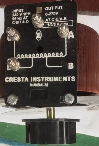 Double Layer Variable Autotransformer 2a Dimmerstat Manufacturer From