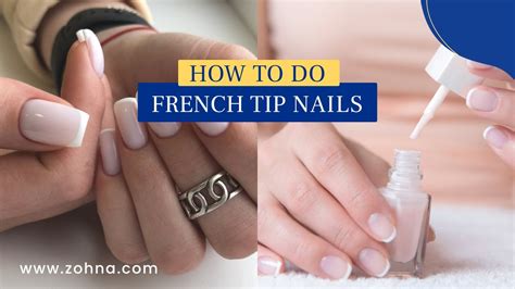 How To Do French Tip Nails Youtube