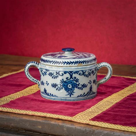 Delftware Posset Pot Marhamchurch Antiques