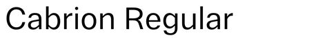 Cabrion Font Webfont And Desktop Myfonts
