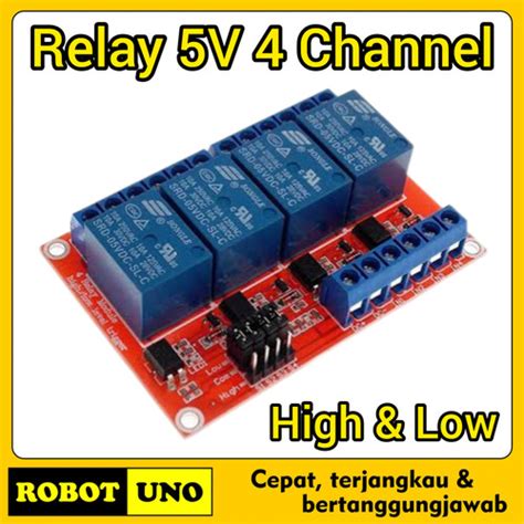 Jual Relay Volt Channel Optocoupler High And Low Trigger V Channel Kota Medan Robot