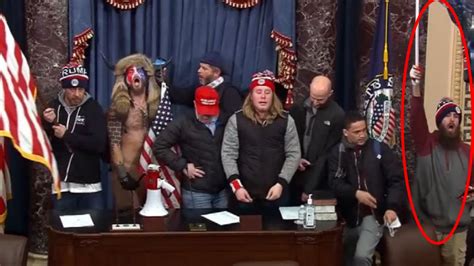 Texas Man Charged With Carrying Trump Rambo Flag Into Senate