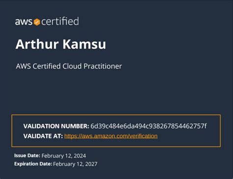Arthur Kamsu On Linkedin Aws Awscloud Awscloudpractitioner Keeplearning Arthurkamsu