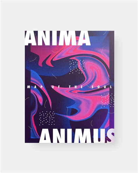 Map Of The Soul Experimental Poster Series Behance