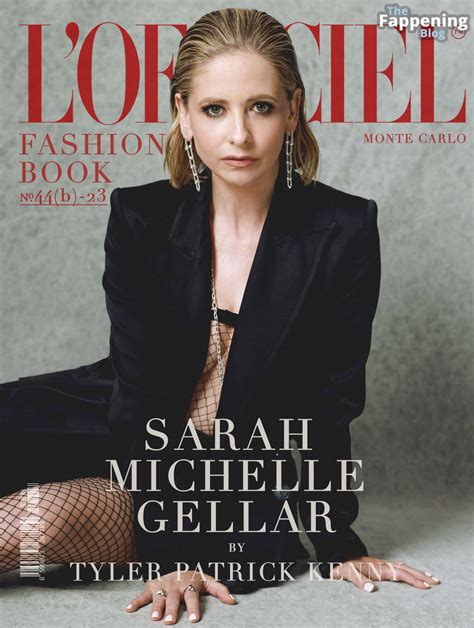 Sarah Michelle Gellar Sexy Lofficiel Fashion Book June 2023 Issue 14 Photos Thefappening