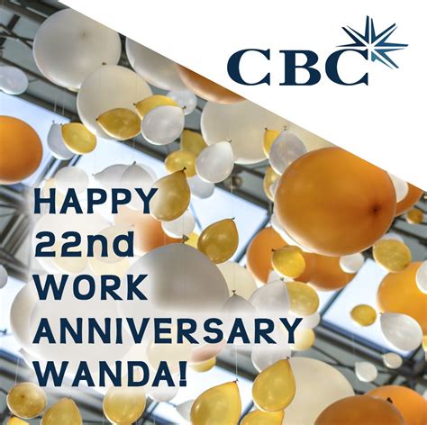Marc Carter On Linkedin Happy Workiversary To Wanda Chapman Who Has Been A Core Member Of The Cbc…
