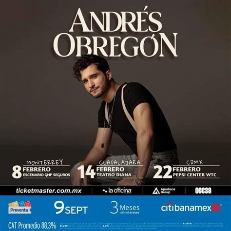 Andrés Obregón • Eventos En Cdmx