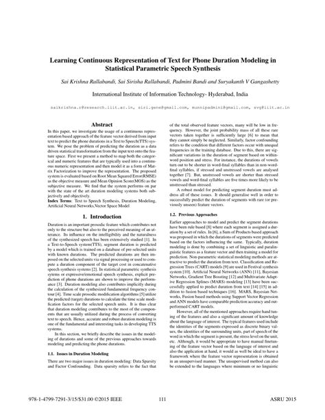 pdf learning continuous representation of text for phone duration