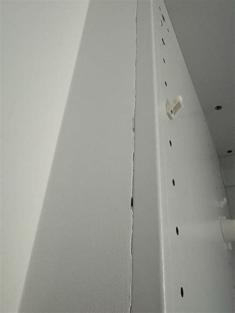 Painting How Do I Fill Fix This Small Gap Between A Wall And A Wardrobe Frame Home