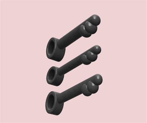 🔑 The Key Prototype 1 G Spot Stimulator Sex Toy 3 Shapes And Two Part Molds ・free Stl File For