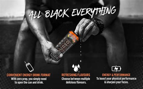 Applied Nutrition Abe Pre Workout Cans All Black Everything Energy
