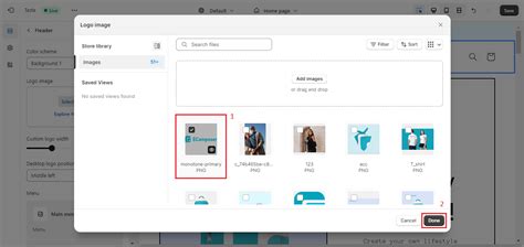 how to create a custom shopify header section ecomposer