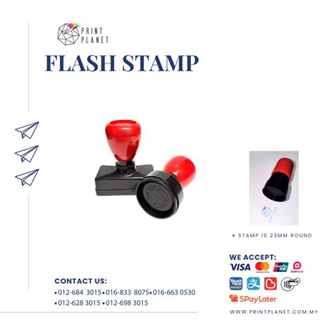 Flash Stamp Print Planet