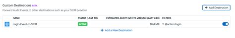 Forwarding Audit Events To Custom Destinations