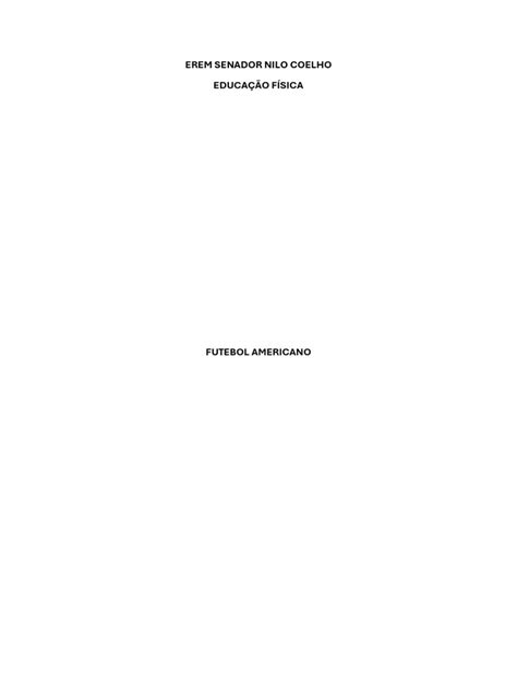 Futebol Americano Regras E História Pdf Futebol Americano Futebol Americano Universitário
