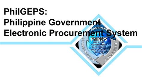 Philgeps Logo Procurement Service