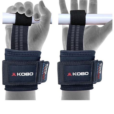 Buy Kobo Power Weight Lifting Straps With Wrist Support Strength Wraps