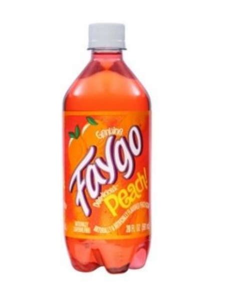 Faygo Peach Soda Pop 20 Oz Bottles Quantity Of 4
