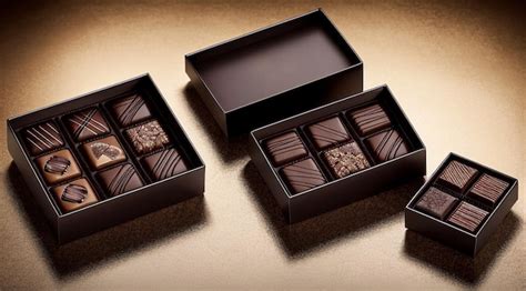 Premium Ai Image Delicious Assorted Chocolates On A Table