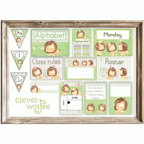 Class Theme Lions Clever Wolfee