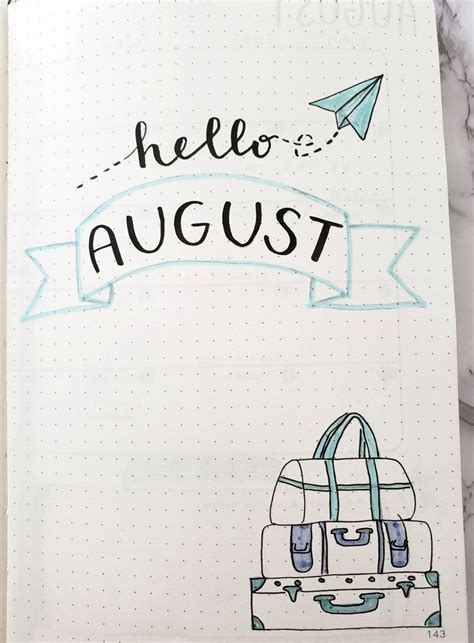 August Doodles Easy