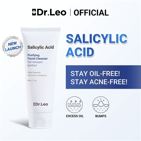 Drleo Facial Wash Salicylic Acid Acne Fighting Purifying Cleanser Oil
