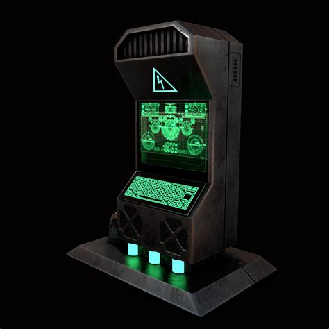 Artstation Sci Fi Computer Game Assets