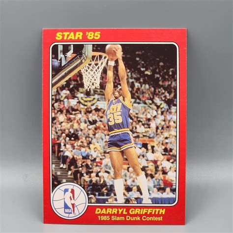 At Auction 1985 Star Slam Dunk Supers Darryl Griffith 4 5x7