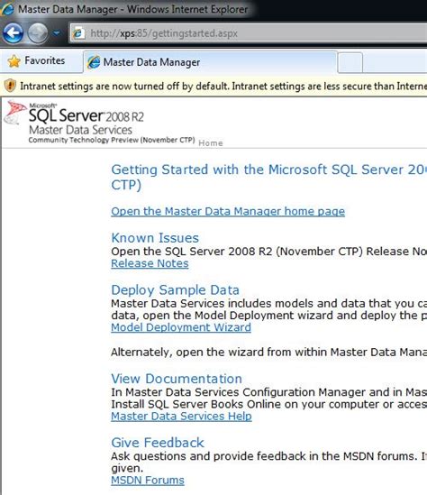 Sql Server Simple Installation Of Master Data Services Mds And Sample Packages Very Easy