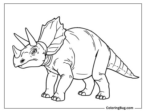 22 Triceratops Coloring Pages Free Printable Pdfs
