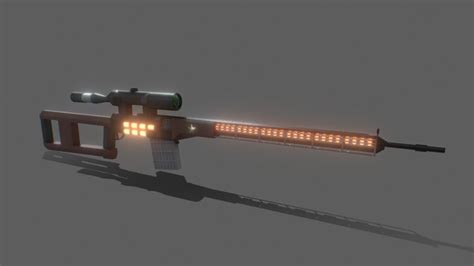 Gauss Rifle 3d Models Sketchfab