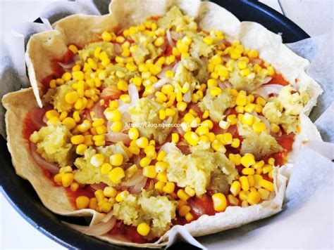 고구마 치즈 피자