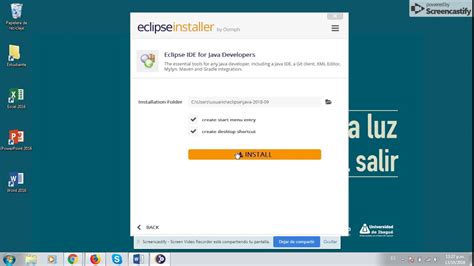 Configuración Ide Eclipse 2018 6 8 Youtube