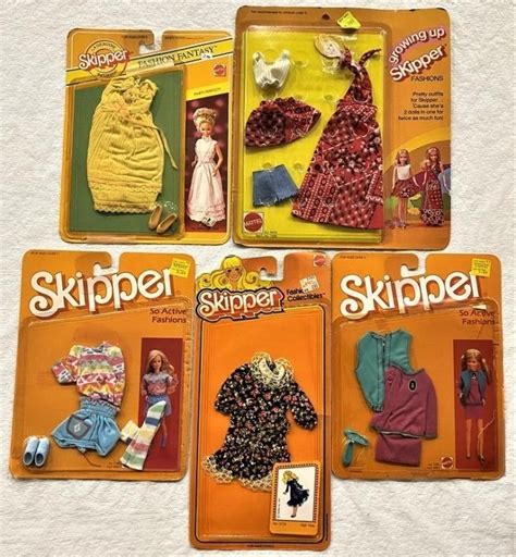 Five Skipper Doll Clothes In Packages Live And Online Auctions On
