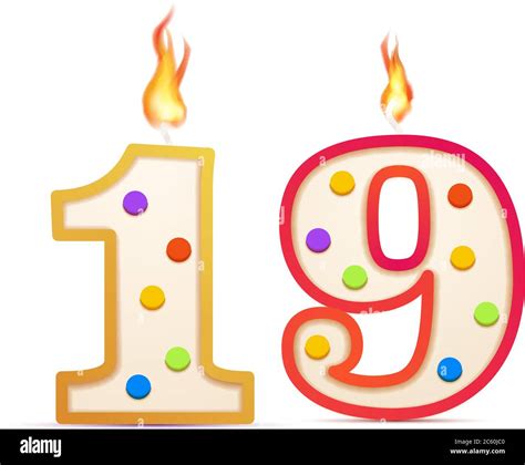 19 Anniversary Celebration On Cut Out Stock Images And Pictures Alamy