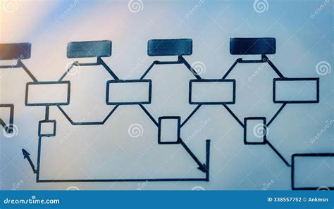 Flowchart Showing Various Steps Of A Process Representing Workflow