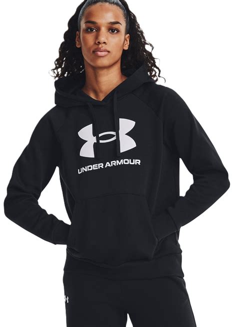 Дамски суитшърт Under Armour Rival Fleece Big Logo черен Ozonebg