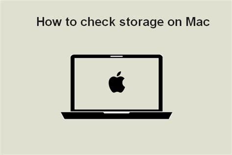 How To Check Storage On Mac Ways Available MiniTool