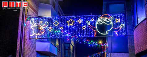 Cross Streets And Town Centre City Lighting Festive Lights Festive Lighting Rgb Festoon Dmx