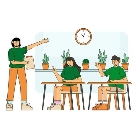Eco Friendly Classroom Character Illustration 28050055 Vector Art At