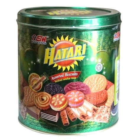 Jual Biskuit Kaleng Hatari Assorted Biscuits Kue Kering Lebaran Biscuit Coconut Kaleng